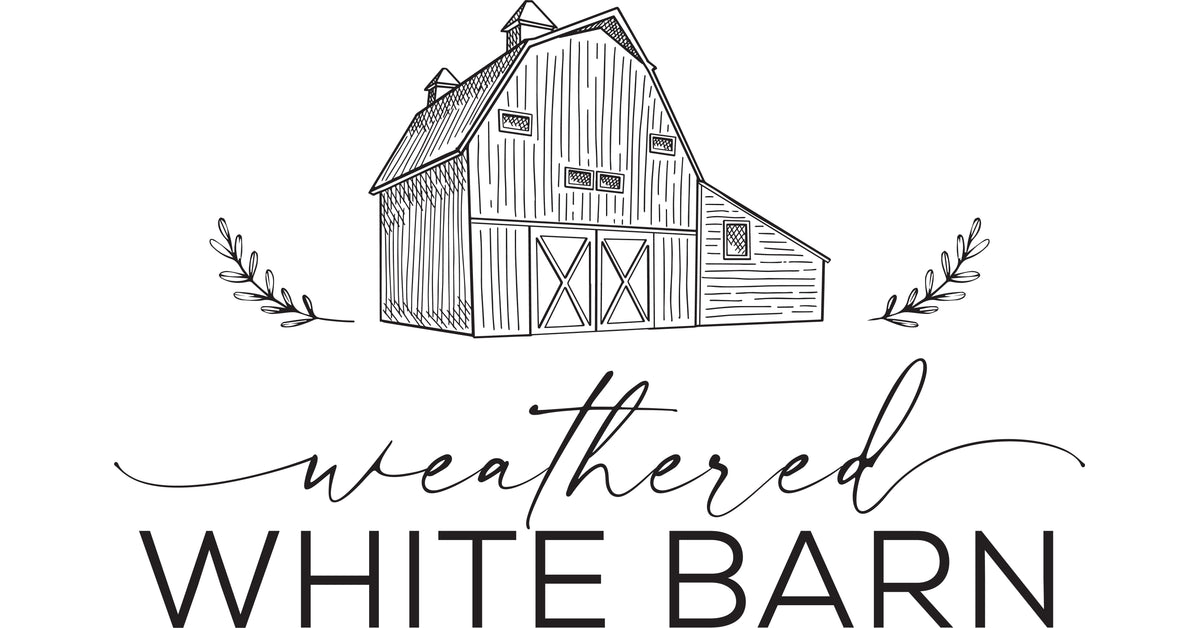Weathered White Barn